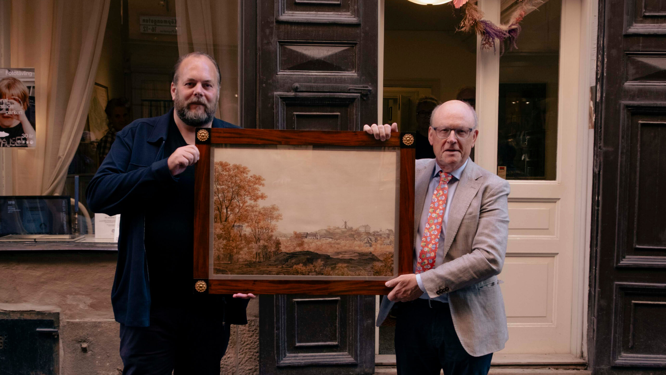 Samfundet S:t Erik donerar tavla från 1830-talet till Stadsmuseet i ...
